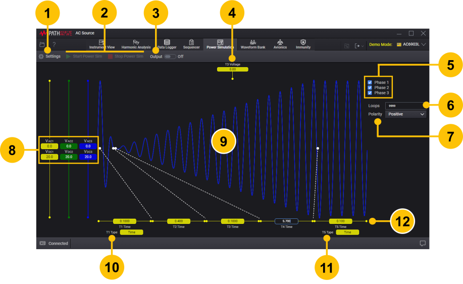 Power Simulation View