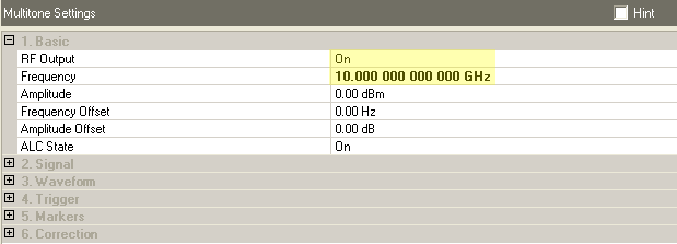 Create a Multitone Signal