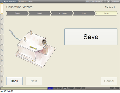 Executing Load Calibration
