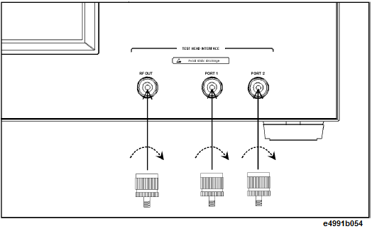 Mounting Test Head and Connecting Cables - Recommended
