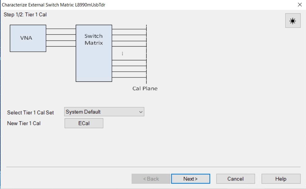 Characterize Switch Matrix