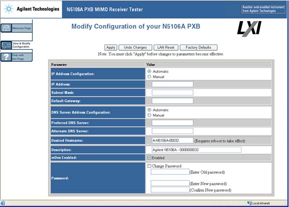 LXI-C Compliance