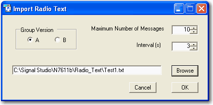 Radio Text