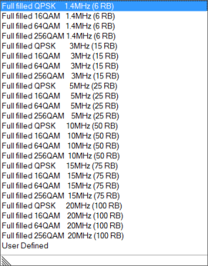 General (Basic LTE-A FDD Downlink)
