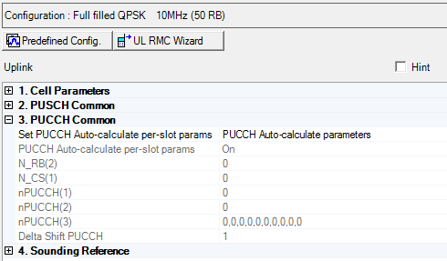 PUCCH Common (Basic LTE-A FDD Uplink)