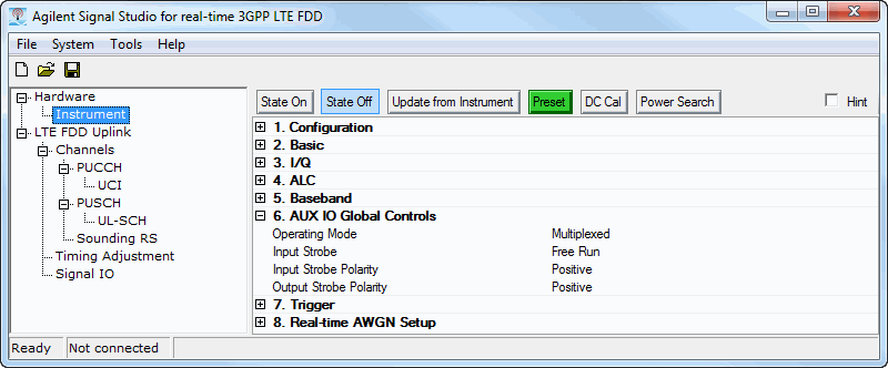 AUX I/O Connector Input Signals (MXG/EXG)