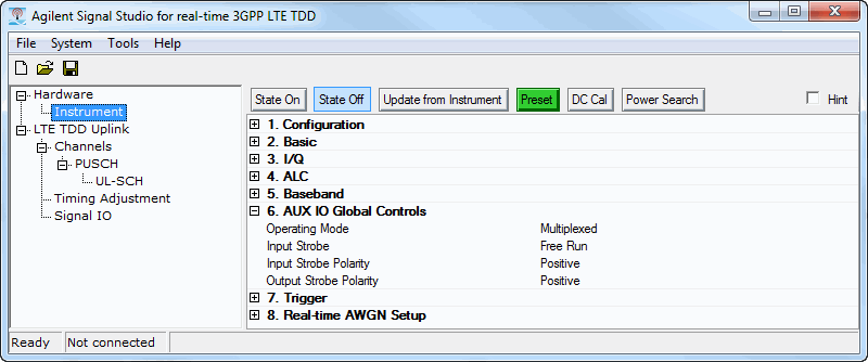 AUX I/O Connector Input Signals (MXG/EXG)