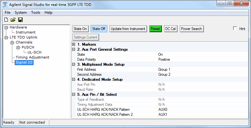 AUX I/O Connector Input Signals (MXG/EXG)
