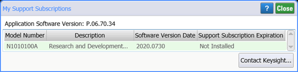 My Support Subscriptions