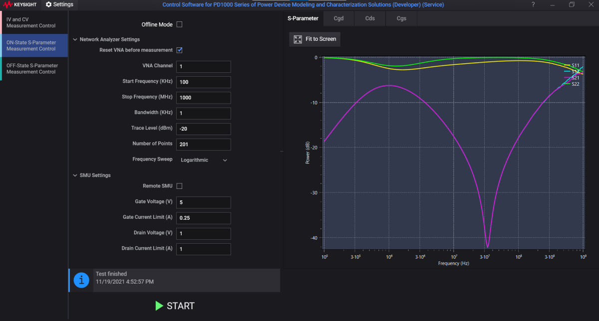 Using a Keysight E5061B ENA Vector Network Analyzer