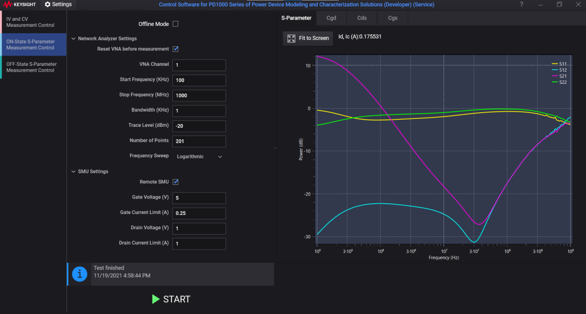 Using a Keysight E5061B ENA Vector Network Analyzer